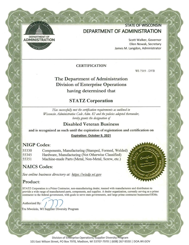 Accreditations – Statz
